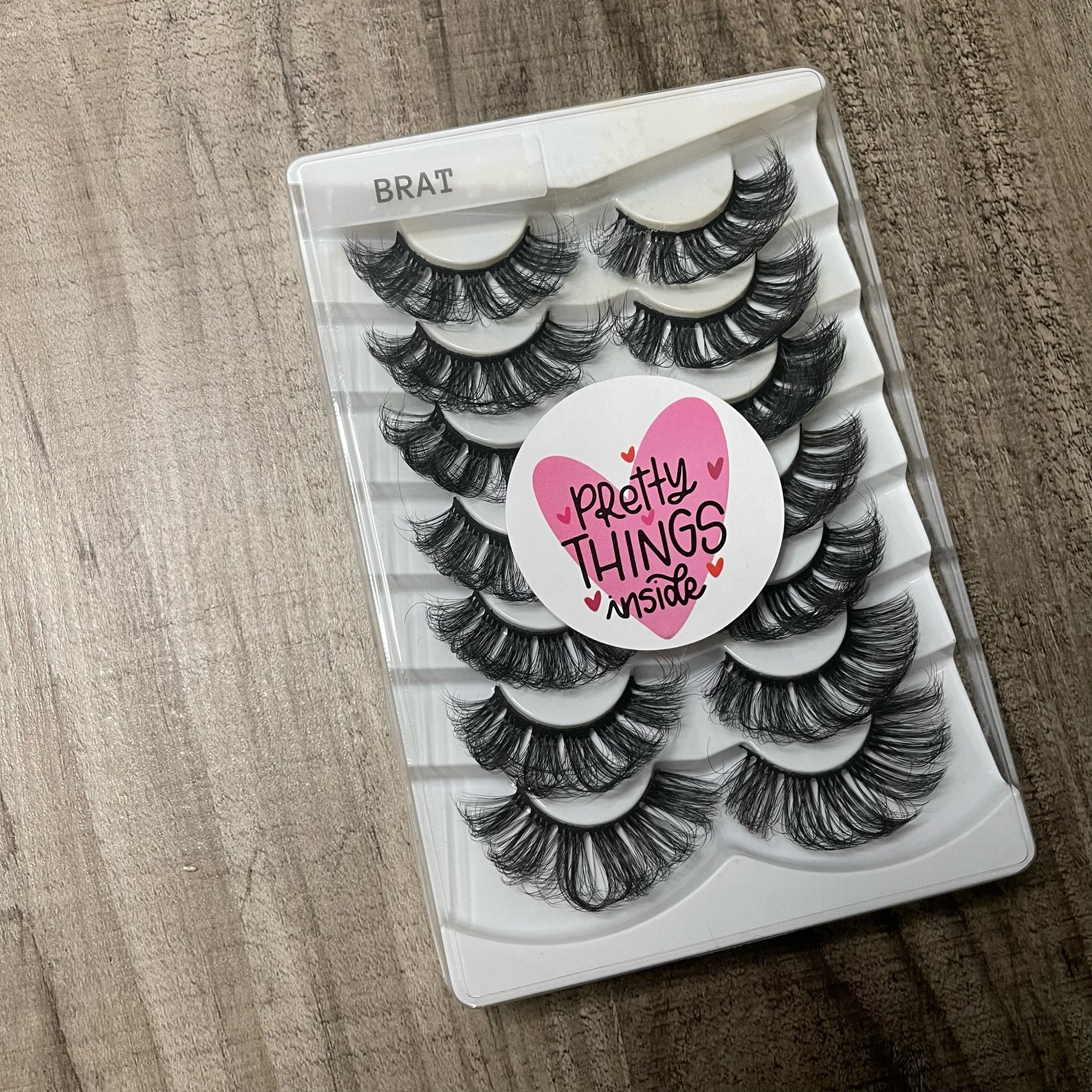 BRAT | 20mm Luxury Eyelashes Handmade & Fluffy Multipack Lash Strips - Etsy