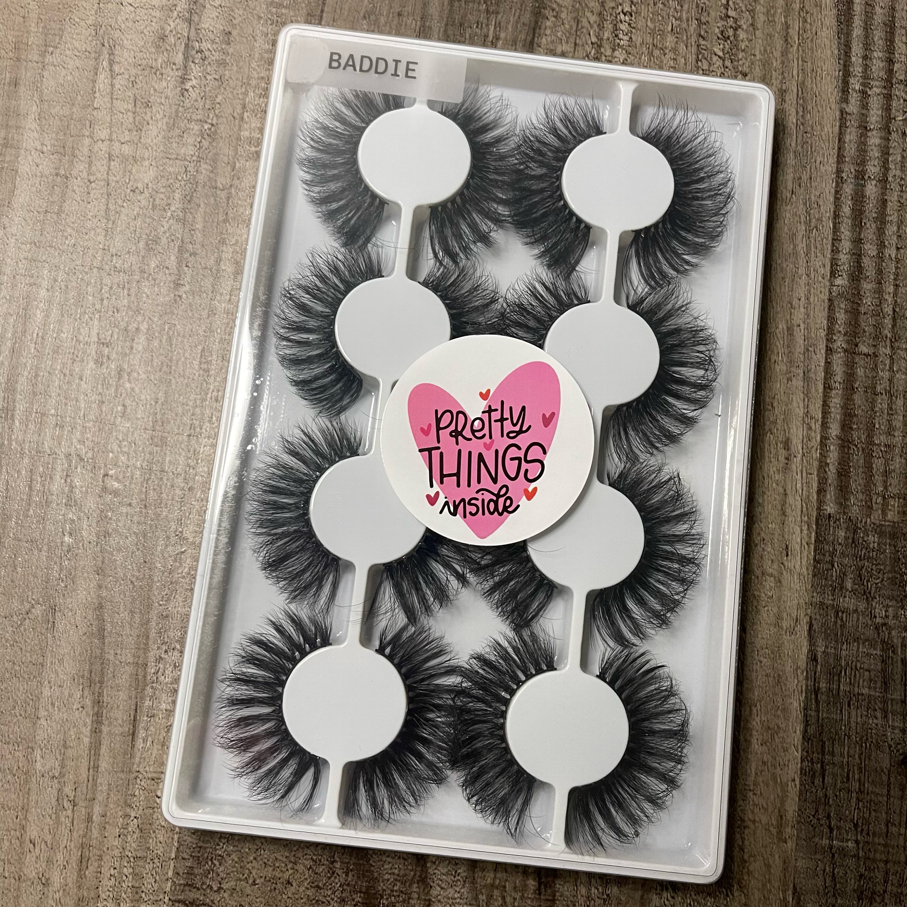 BADDIE | 20mm Luxury Eyelashes Handmade & Fluffy Multipack Lash Strips ...