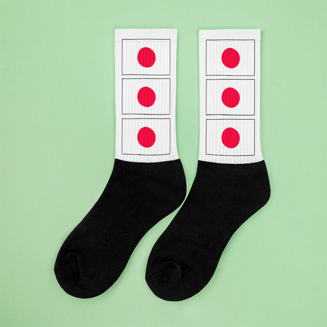 Japan Socks, Japanese Socks, Flag Socks, Japan Flag, World Socks ...