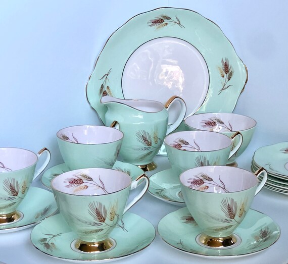 Elizabethan English Fine Bone China Tea Set - Etsy