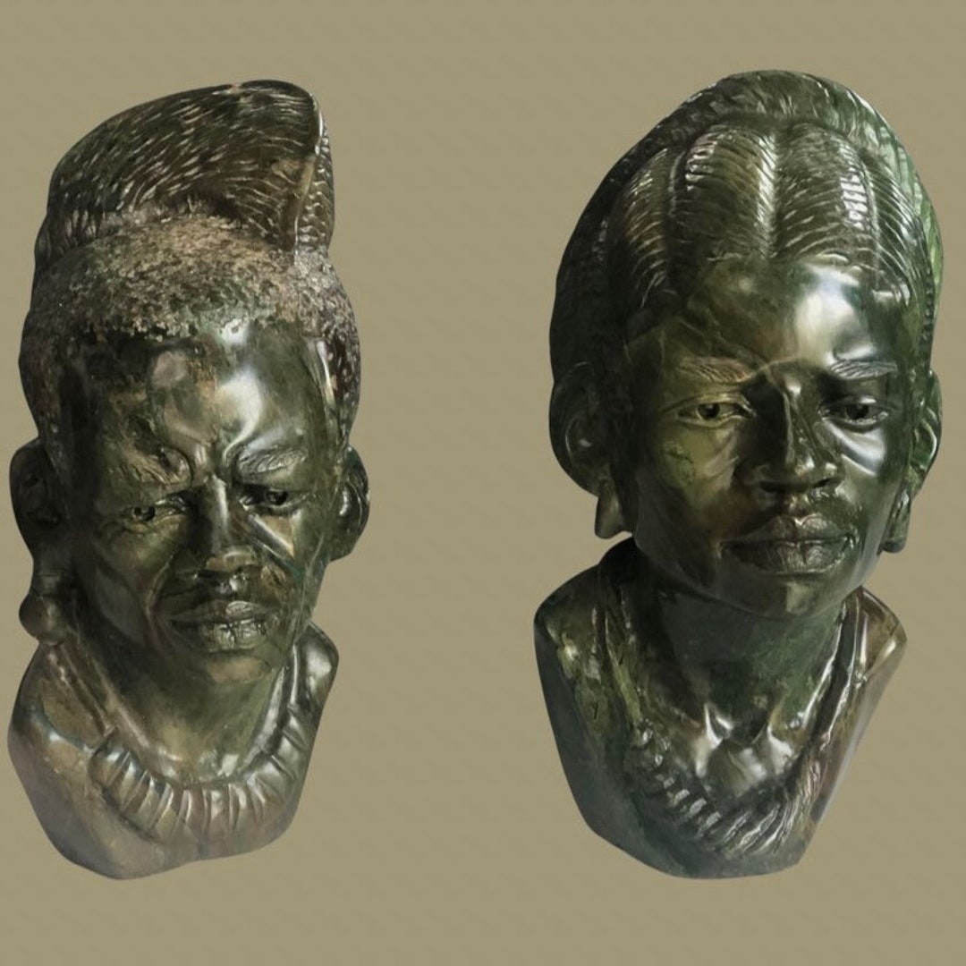 Serpentine Verdite Shona Sculptures, Circa 1970’s From Formerly Know ...