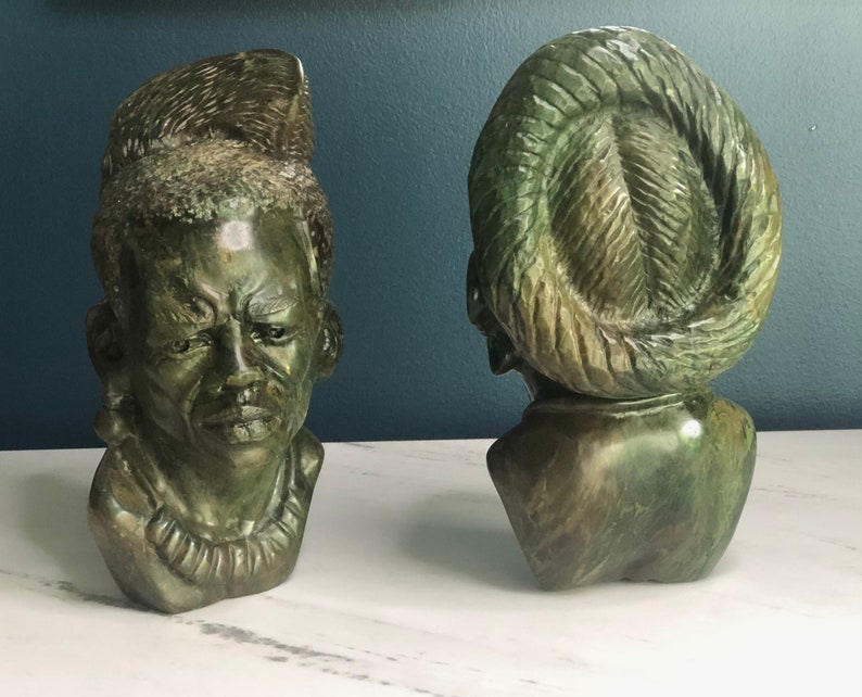 Serpentine Verdite Shona Sculptures Circa 1970s From | Etsy