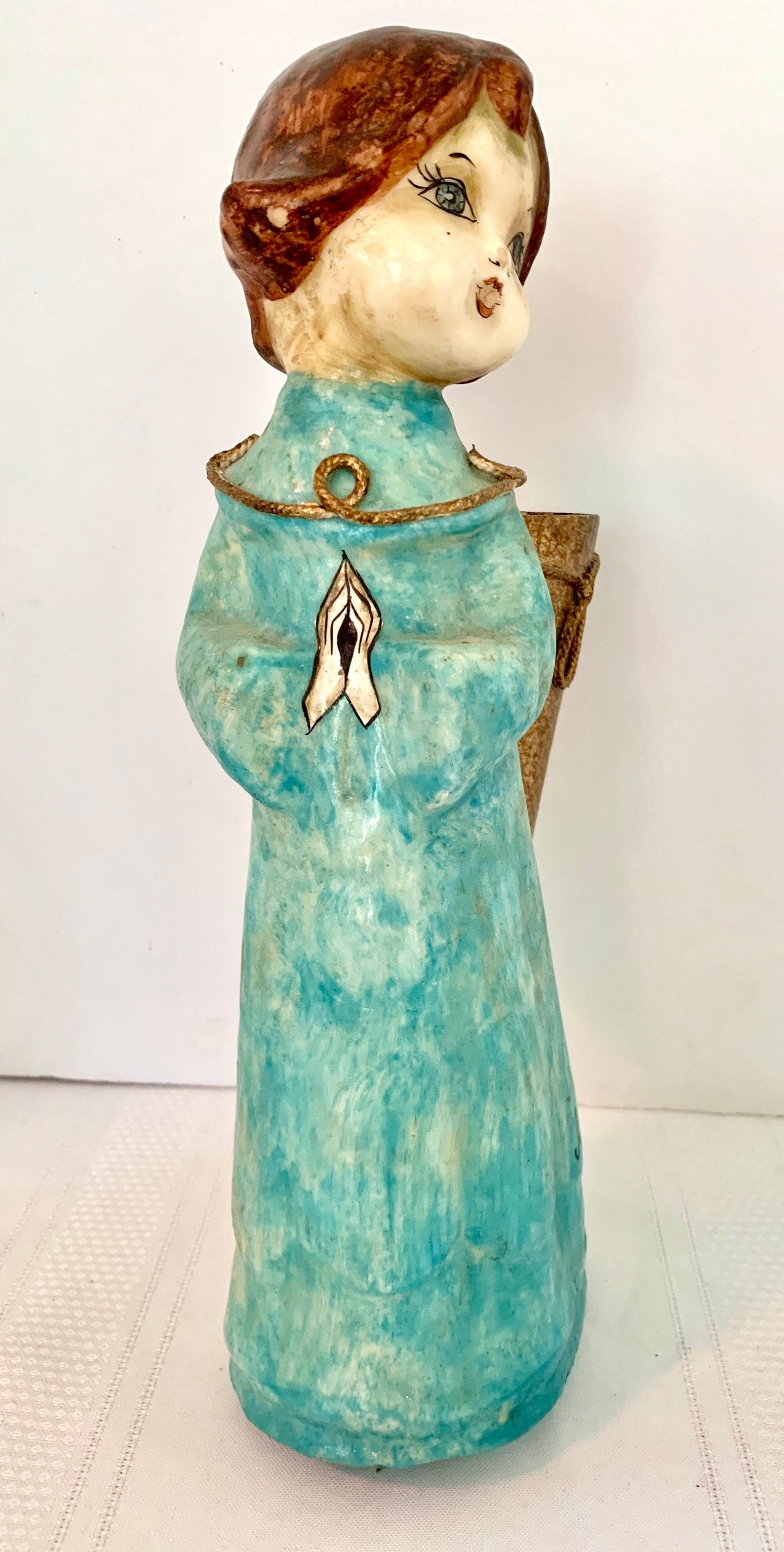 Vintage Artex Carolers 3 - Etsy