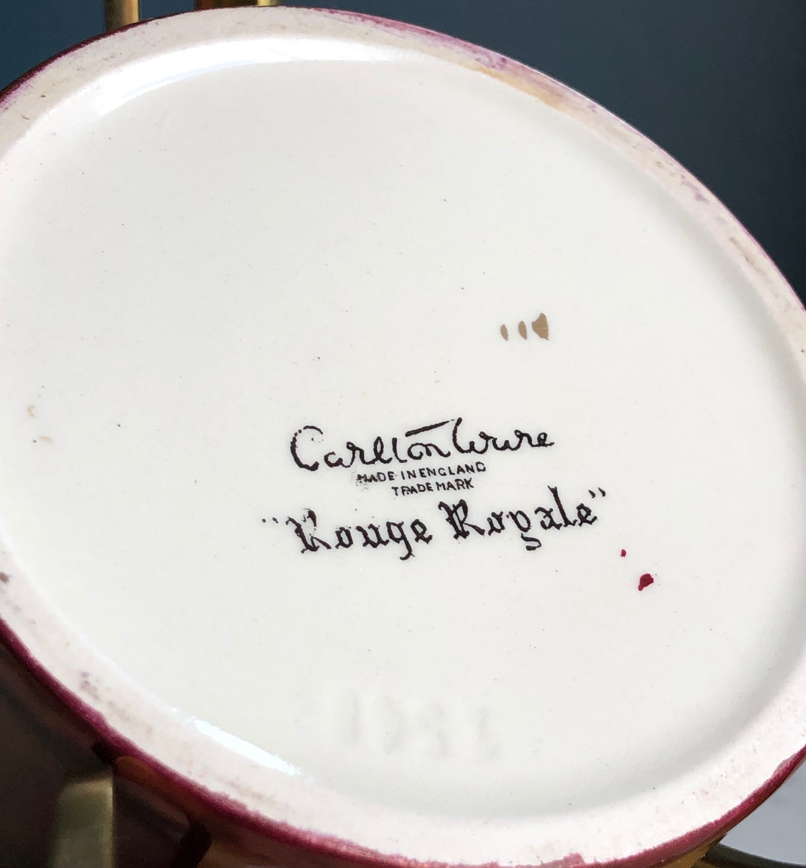 Art Deco Red Carlton-ware “rouge Royale” Covered Dish. - Etsy