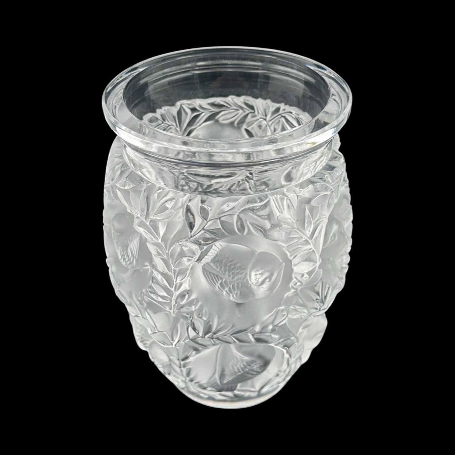 Vintage Lalique Crystal Bagatelle Vase, Circa 1970’s - Etsy