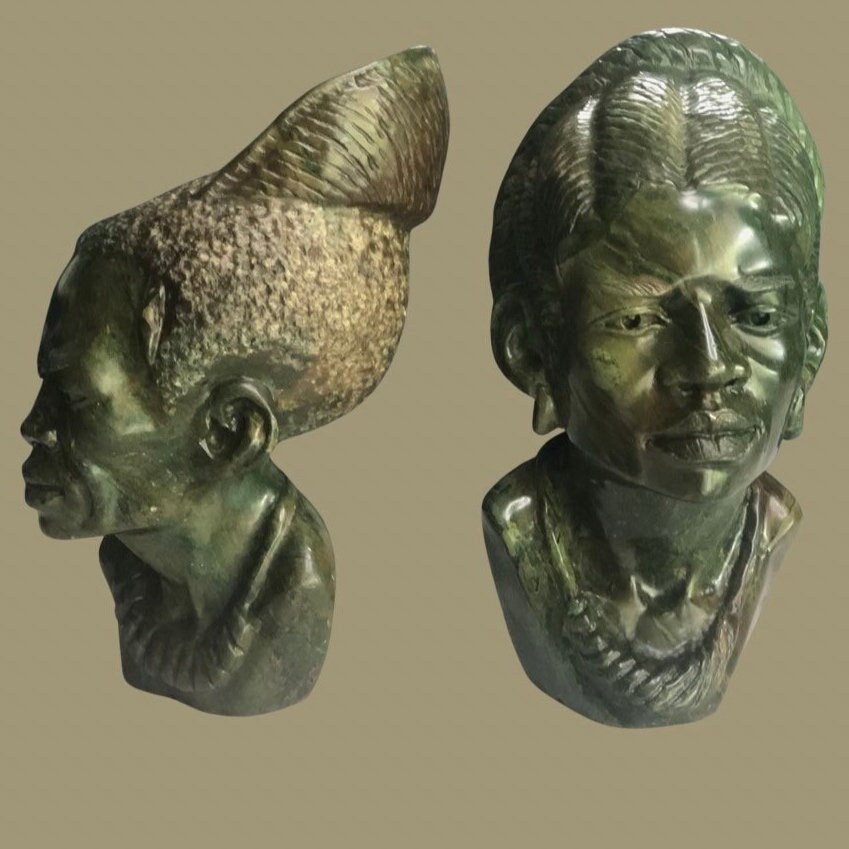 Serpentine Verdite Shona Sculptures, Circa 1970’s From Formerly Know ...