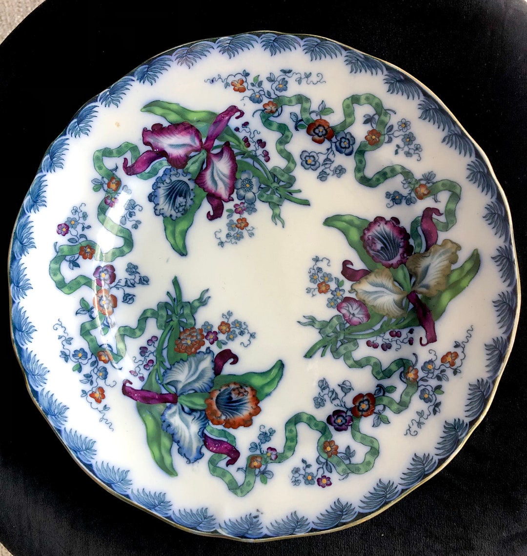 Antique Colorful Polychrome Plate “circa Early 1900’s” - Etsy