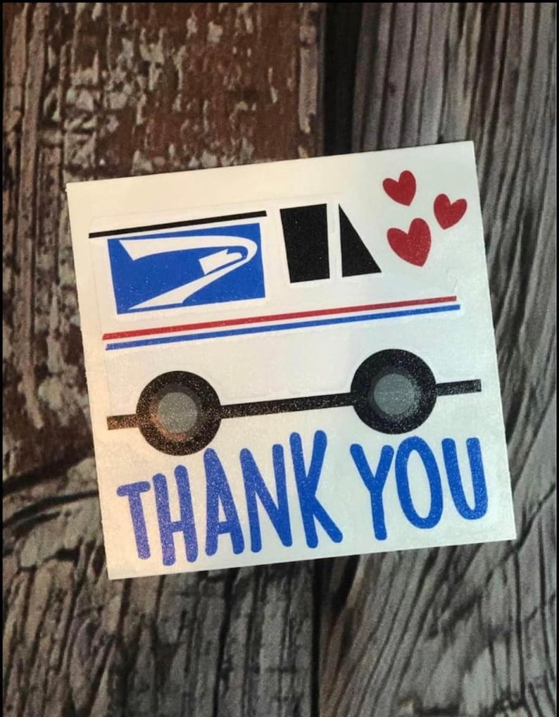 USPS Thank You. Appreciation Decal. Post Office. Free Shipping - Etsy