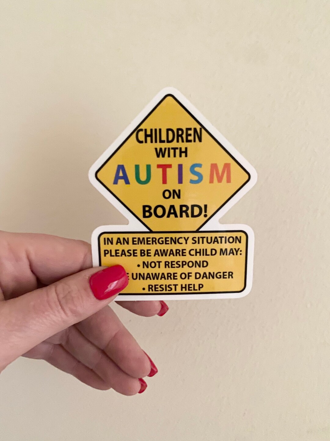 Child With Autism Sticker. FREE SHIPPING - Etsy