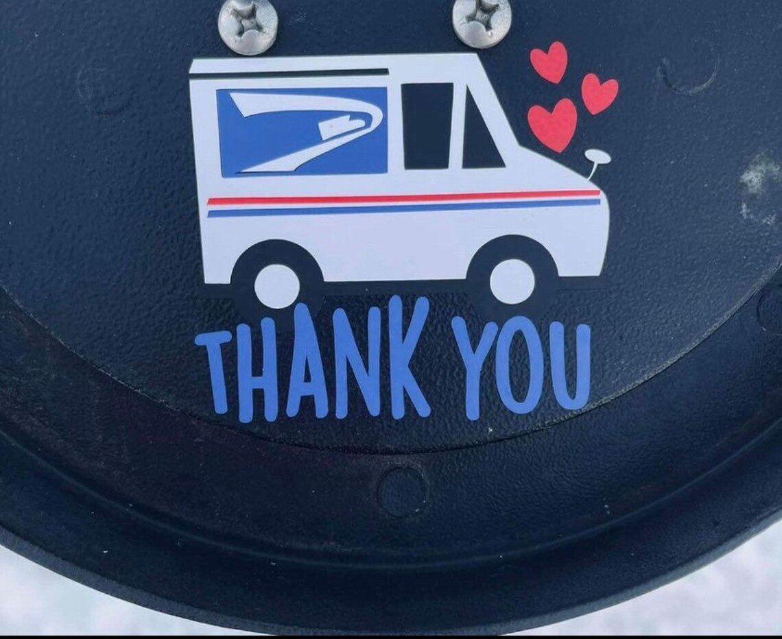 USPS Thank You. Appreciation Decal. Post Office. Free Shipping - Etsy