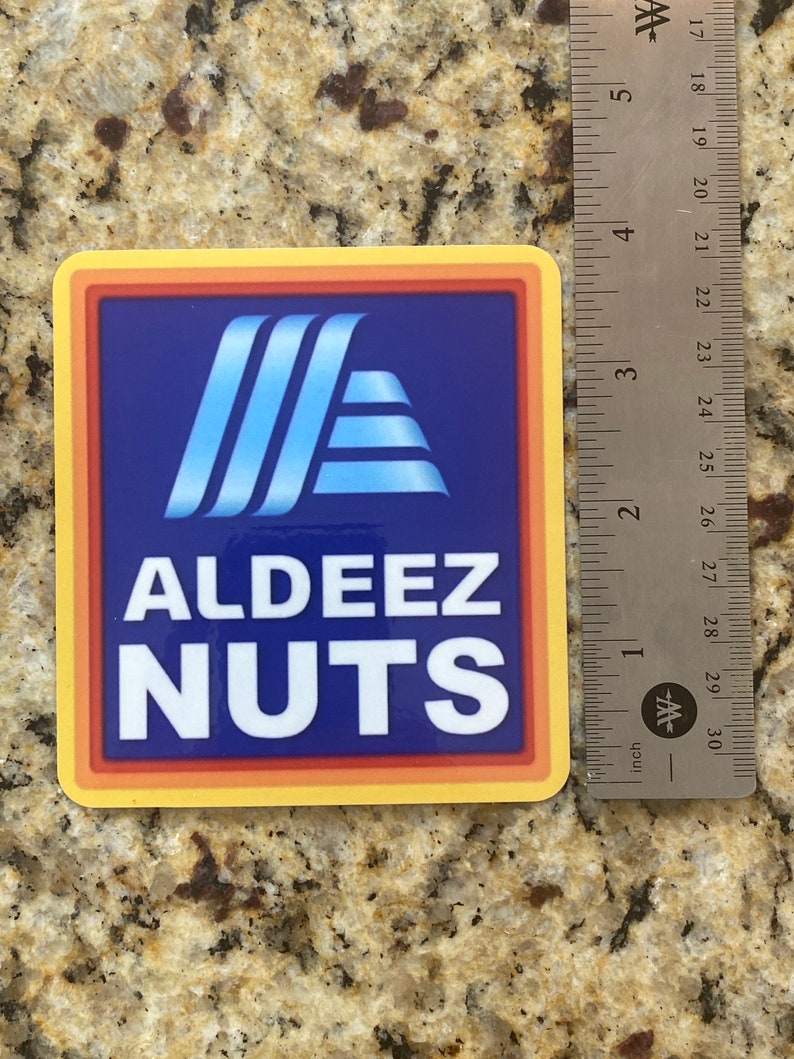 Aldeez Nuts Sticker Deeznuts 4”. FREE SHIPPING - Etsy