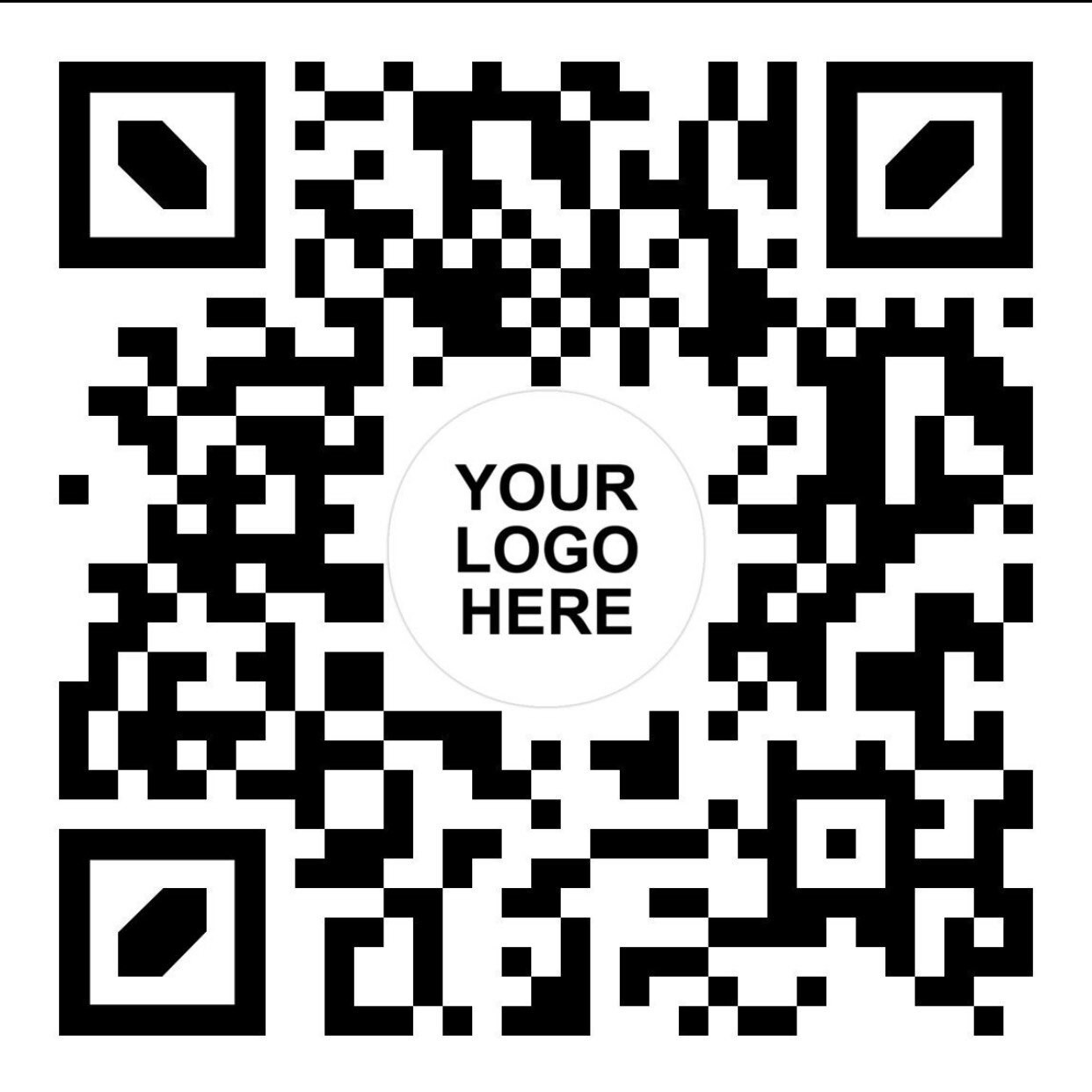 Custom Logo QR Code. Your Company Logo. Digital Delivery - Etsy