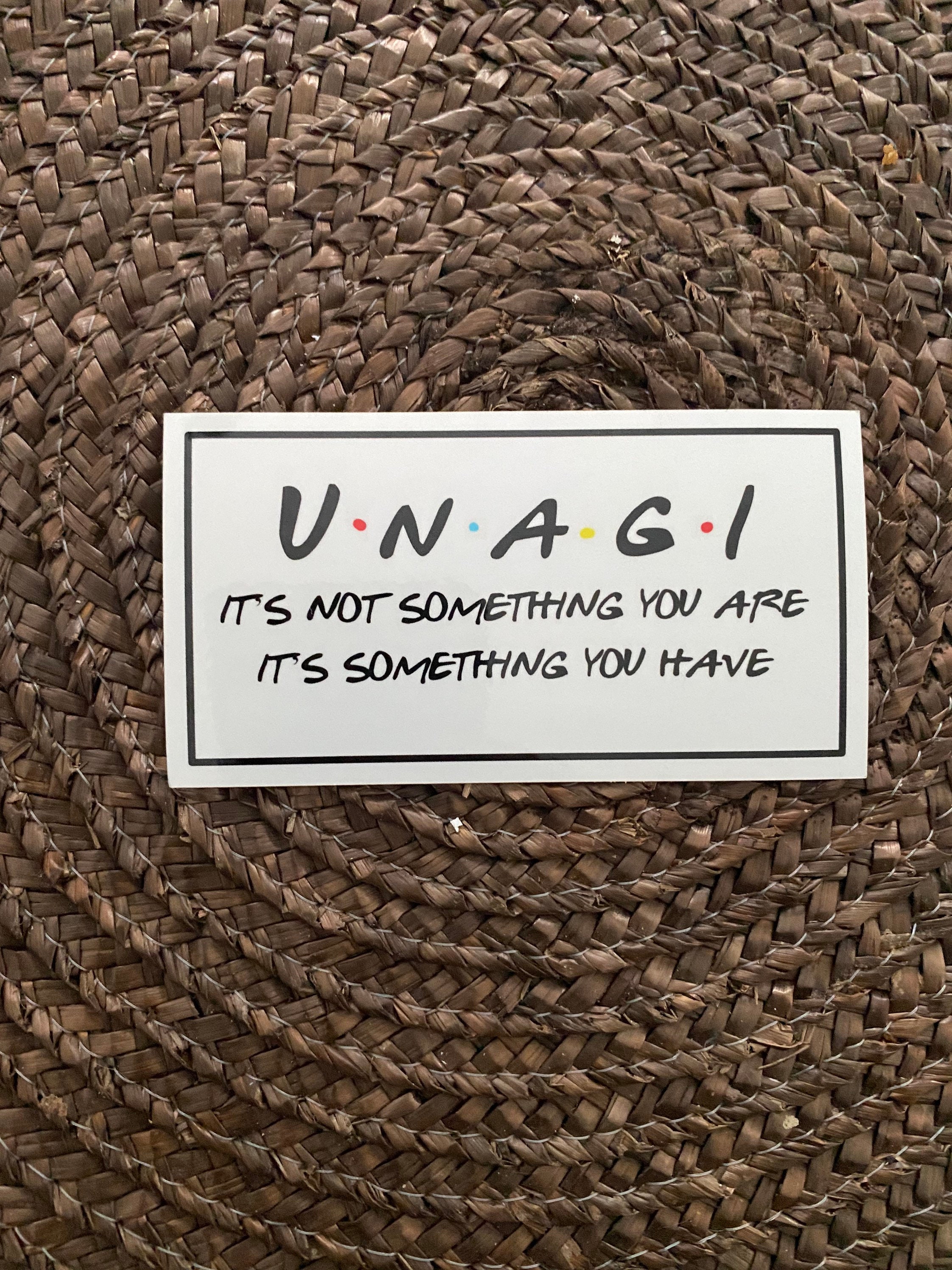 UNAGI. F.R.I.E.N.D.S Sticker. 4 Wide FREE SHIPPING. - Etsy