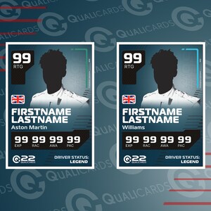 Personalised F1 Card Gift - F1 22 Game Style - Digital Download - Etsy