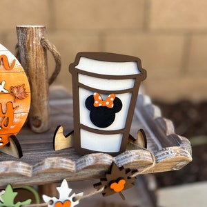 Disney Fall Tiered Tray|disney Pumpkin Decor| Coffee Bar Decor|autumn ...