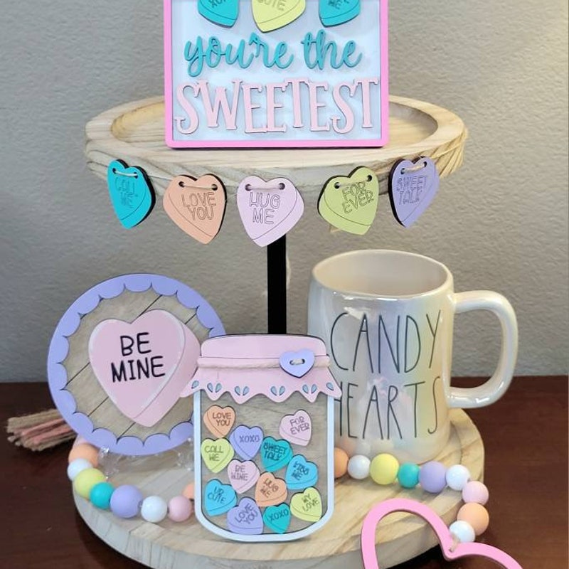 Conversation Hearts Box - Etsy