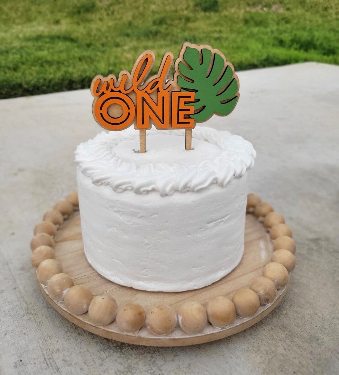 Personalized Wild One Cake Topper: Safari Jungle Theme - Etsy