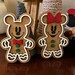 Disney Mickey Gingerbread Tiered Tray Decor | Mickey & Minnie Christmas ...