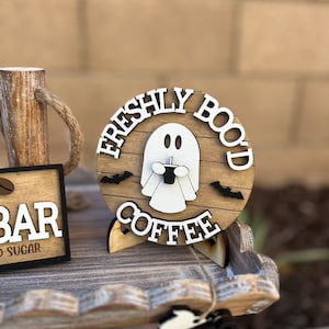 Coffee Bar I Freshly Boo'd Coffee I I Am Spooky Without My Coffee I ...