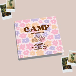 Summer Camp Journal Camp Notebook Gift for Camp Care Package Girl Photo ...