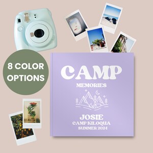 Summer Camp Journal Camp Notebook Gift for Camp Care Package Girl Photo ...