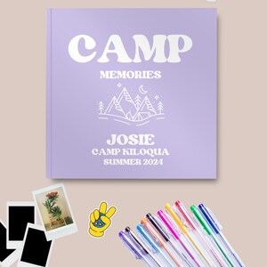Summer Camp Journal Camp Notebook Gift for Camp Care Package Girl Photo ...