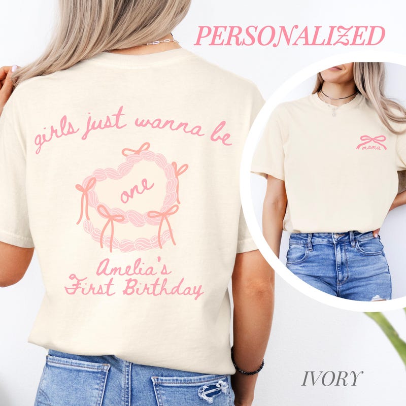 One Birthday Shirt - Etsy