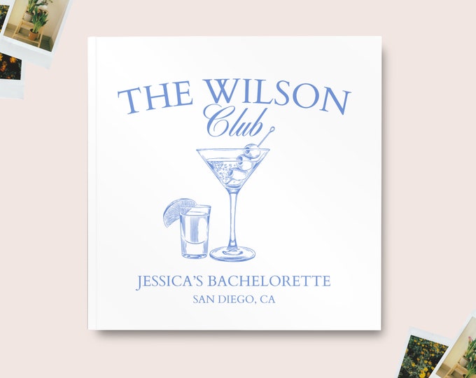 Bachelorette Photo Album the Bach Club Decor Bachelorette Memory Book ...