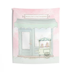 Paris Birthday Banner Custom Parisian Cafe Banner French Patisserie ...