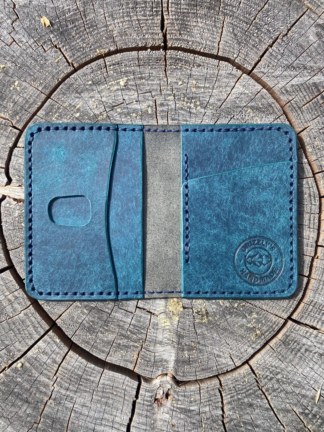 The Ranger Card Holder Hand Crafted With Full-grain Leather - Etsy
