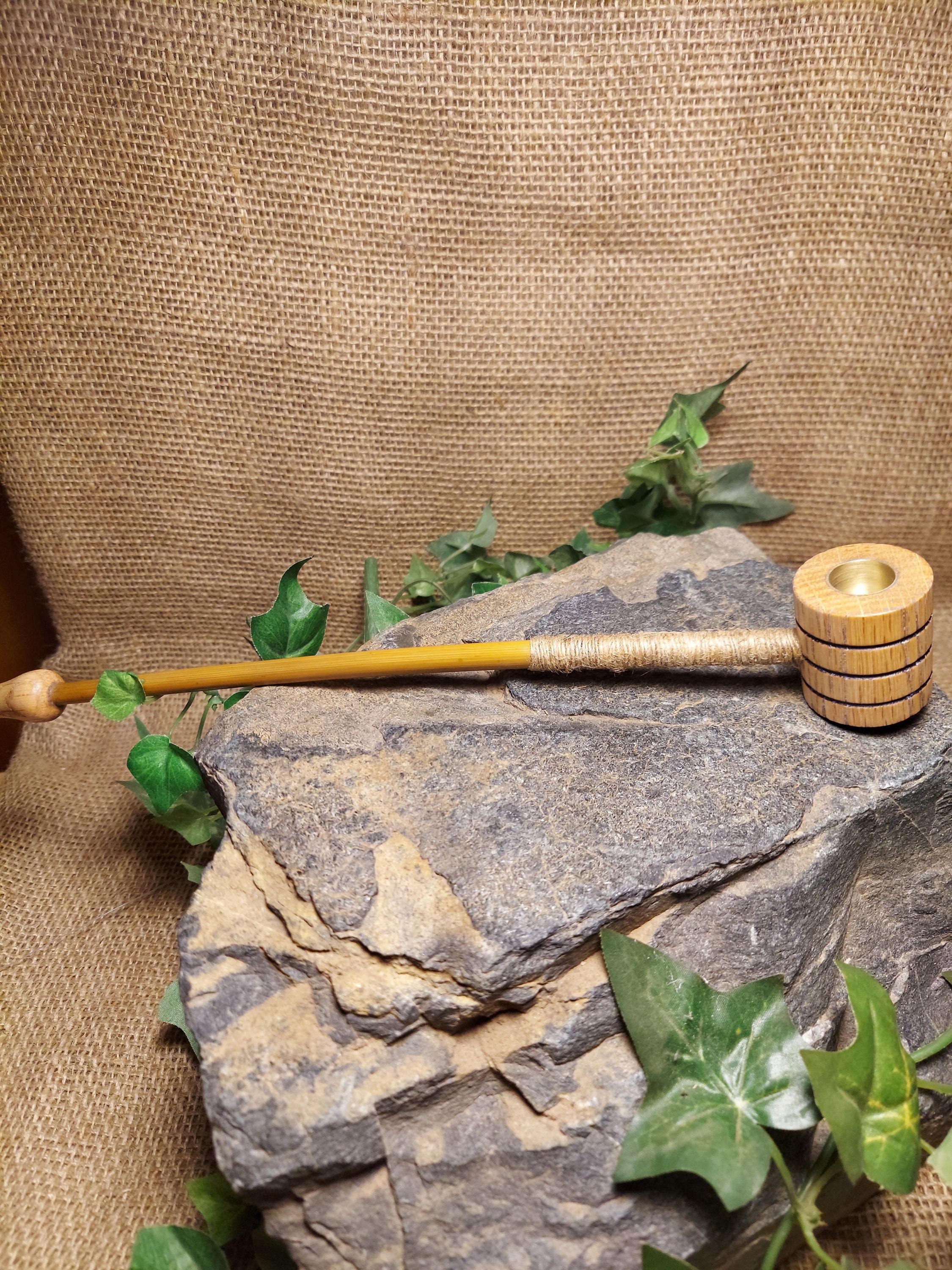 The Warden Wood Pipe Brass Bowl - Etsy