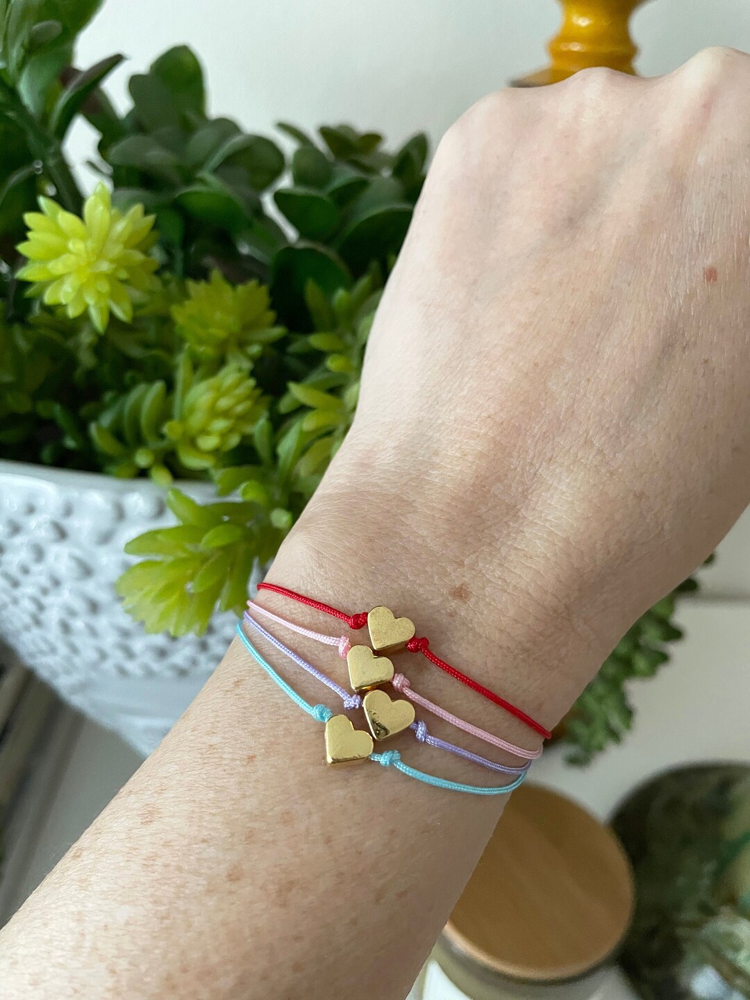 Gold Heart Friendship Bracelets for You and Your BFF Love Bracelet ...