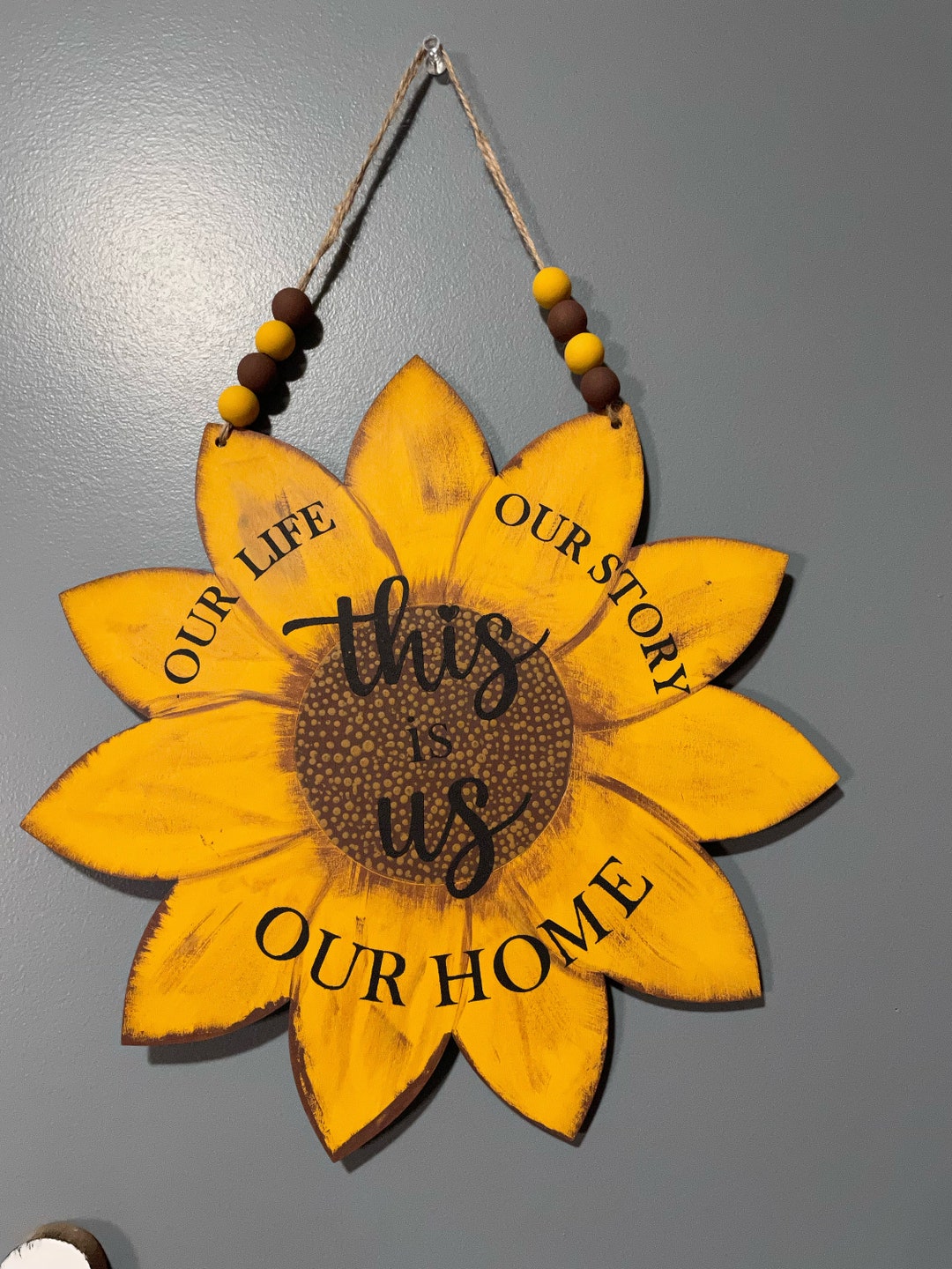 Sunflower Sign - Etsy
