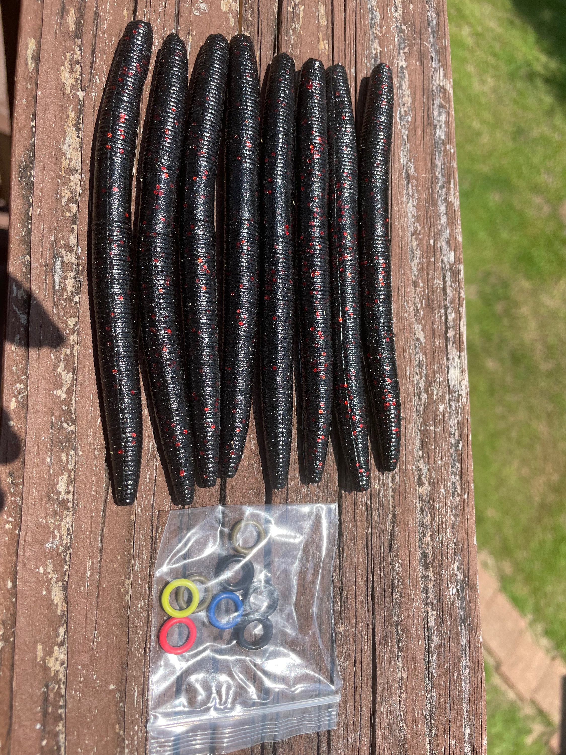 5" Voodoo Senko Worm, Soft Plastic Bait, Bass Fishing - Etsy