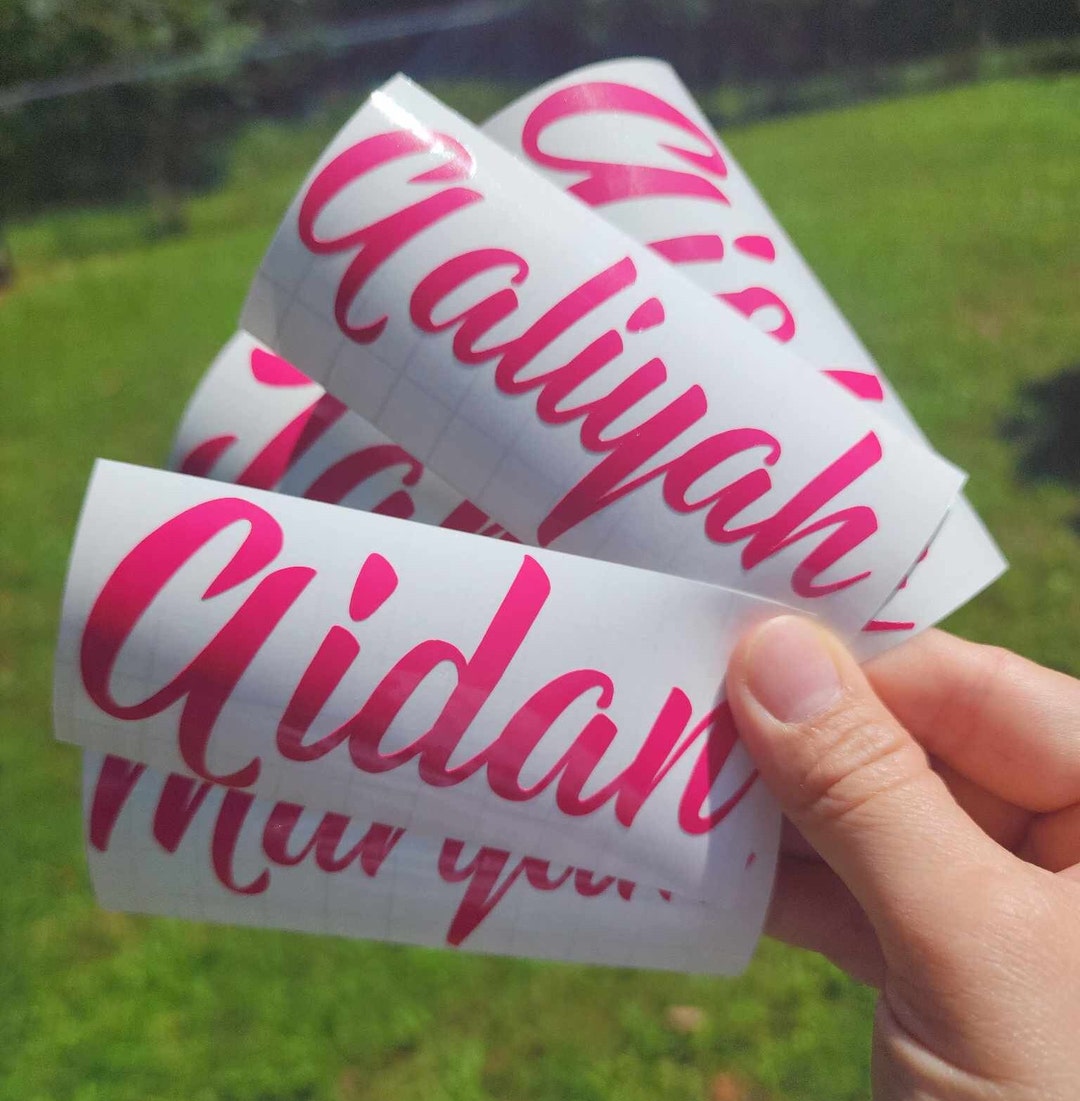 Bulk Name Vinyl Bulk Name Sticker Decal Sticker Vinyl - Etsy