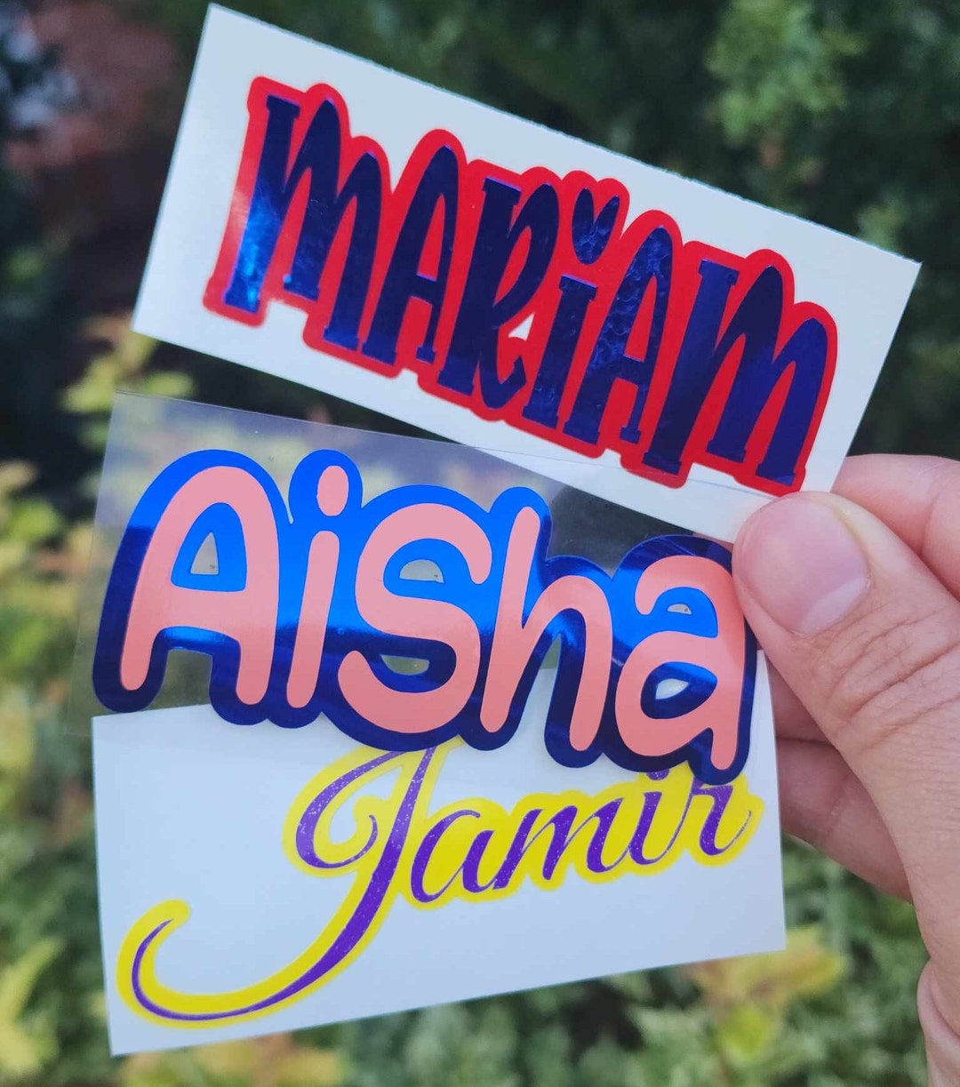 Layered Name Decal Name Decal Custom Name Decal Tumbler - Etsy