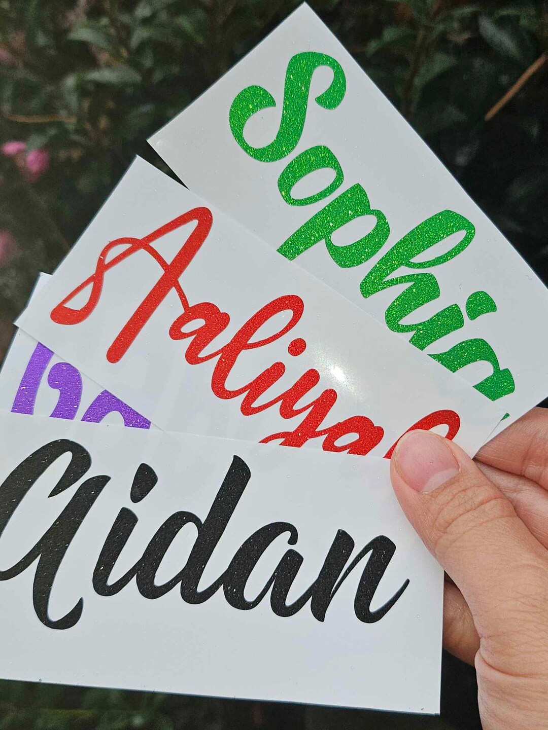 Name Sticker Decal Sticker Vinyl Decal Name Sticker Vinyl - Etsy