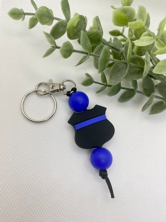 Mini Police Badge Keychainkeychain Badge Keychain Police - Etsy