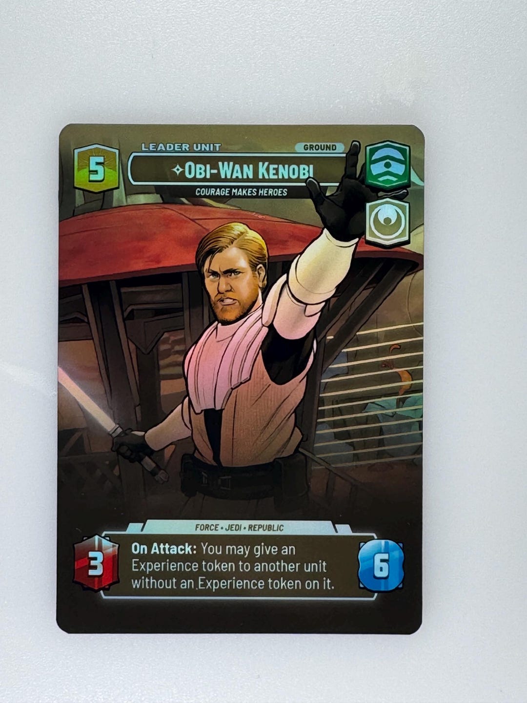 Obi-wan Kenobi Courage Makes Heroes LOF Proxy/orica, (showcase) - Etsy