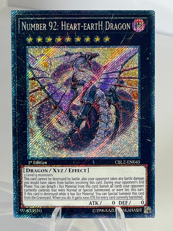 Number 92 Heart Earth Dragon