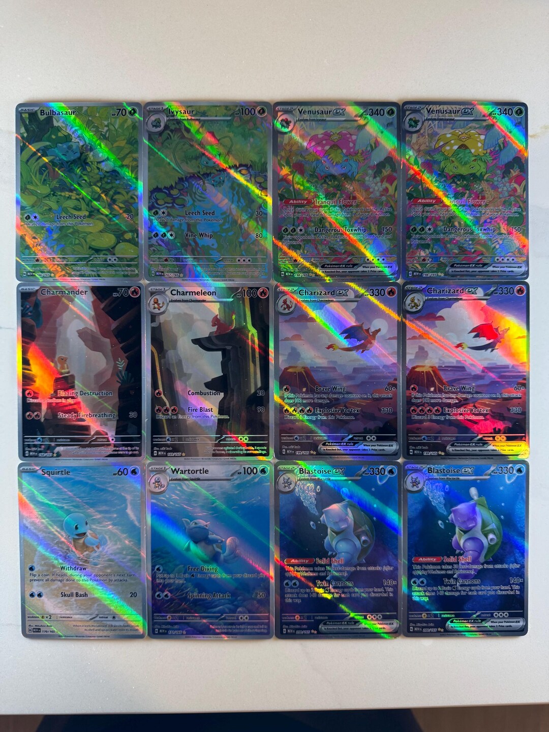 Scarlet & Violet 151 Starters ENG Proxy/orica, Unoffical - Etsy