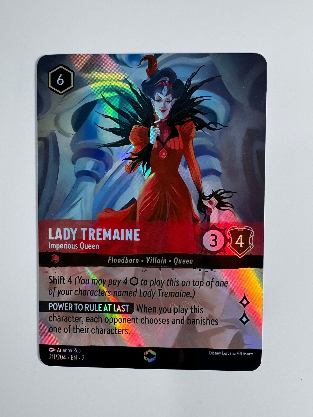 Lady Tremaine Imperious Queen (alt Art) Lorcana Proxy/orica, Common ...