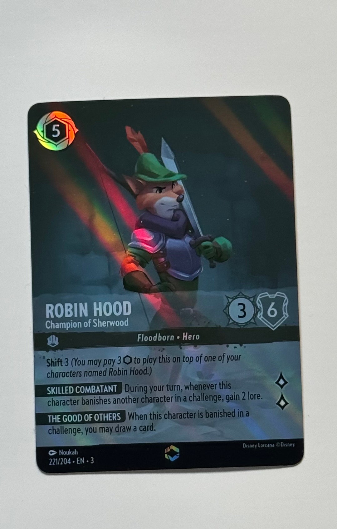 Robin Hood Champion of Sherwood (alt Art) Lorcana Proxy/orica, Common ...