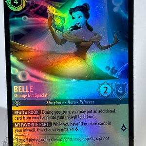 Belle Strange but Special Lorcana Proxy/orica, Common/holo - Etsy Australia