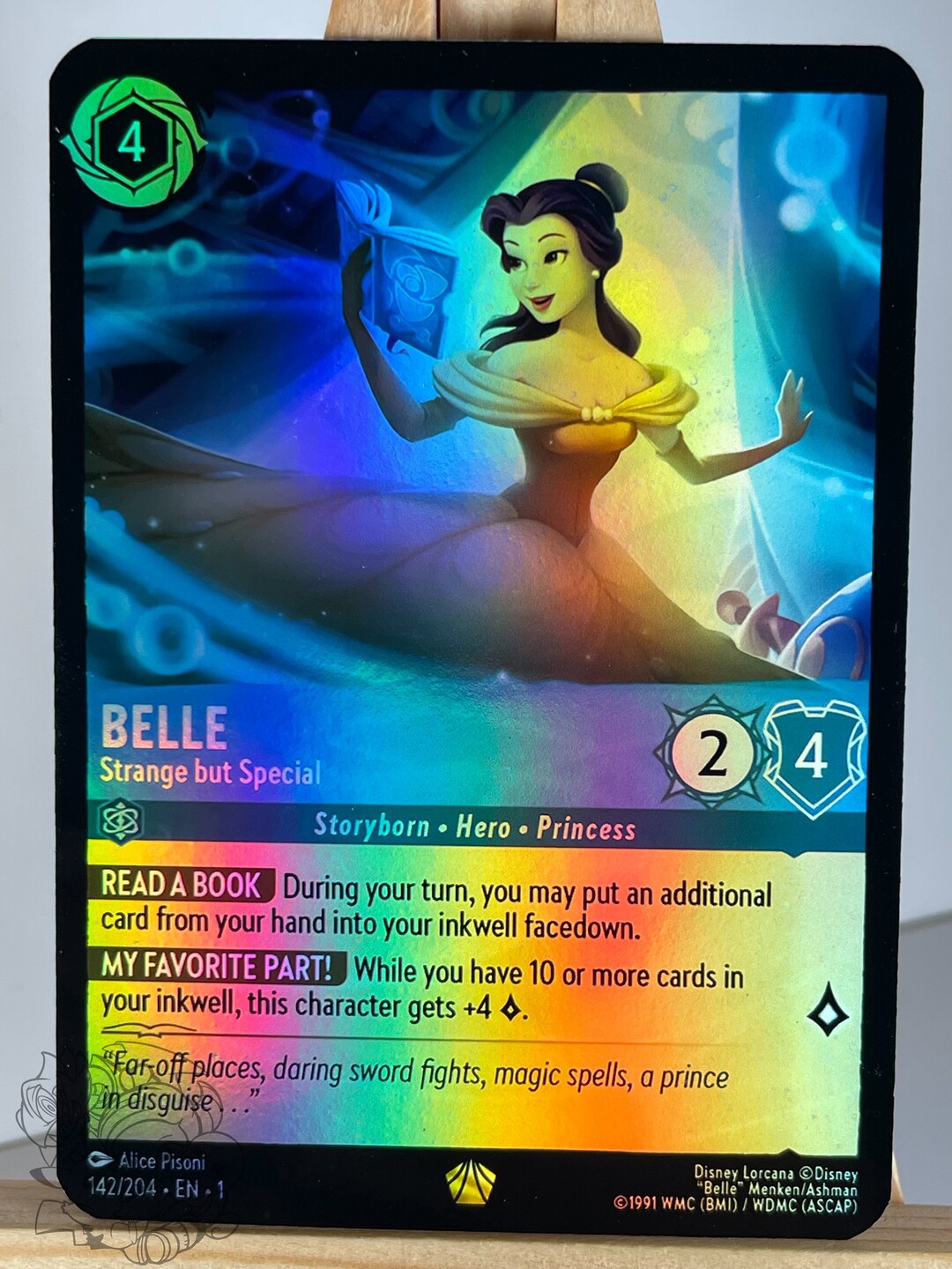 Belle Strange but Special Lorcana Proxy/orica, Common/holo - Etsy Australia