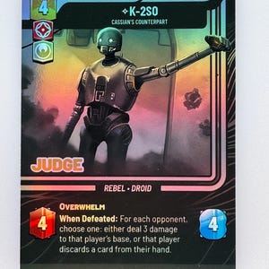 Star Wars Unlimited Judge Promo Proxy/Orica, no oficial - Etsy España