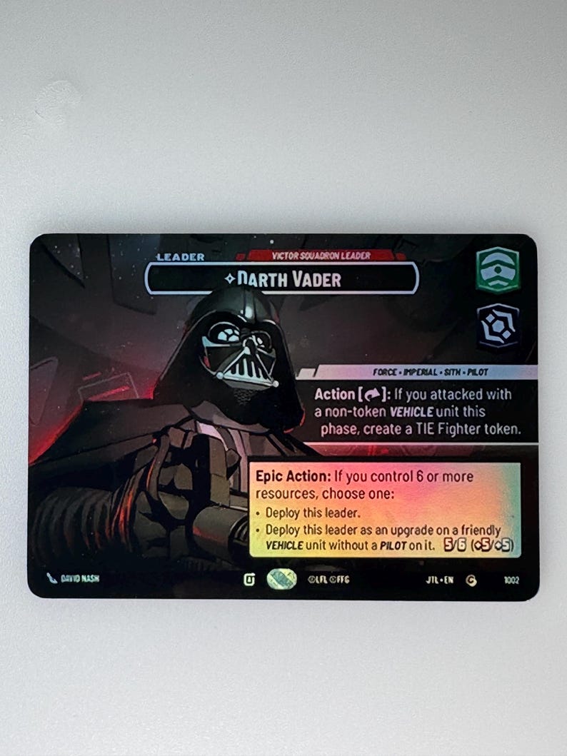 Darth Vader JTL Proxy/orica, (showcase) - Etsy
