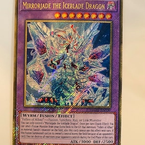 Mirrorjade the Iceblade Dragon, Proxy/orica, Gold Secret, Starlight Rare - Etsy