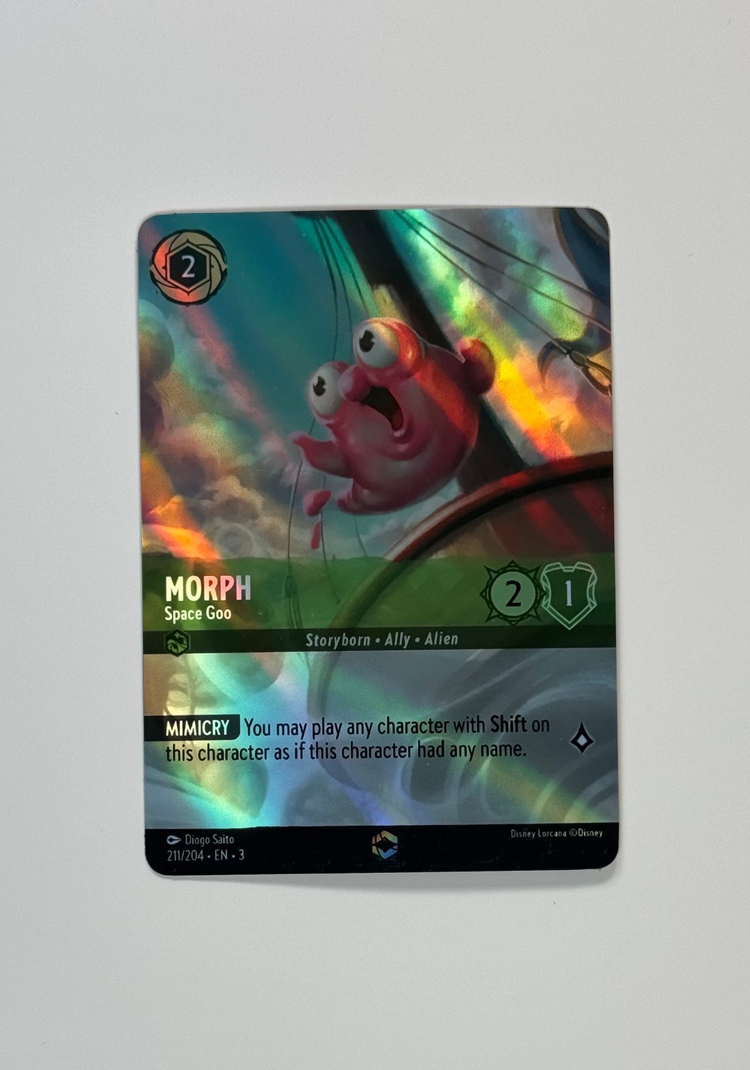 Morph Space Goo (alt Art) Lorcana Proxy/orica, Common/holo - Etsy