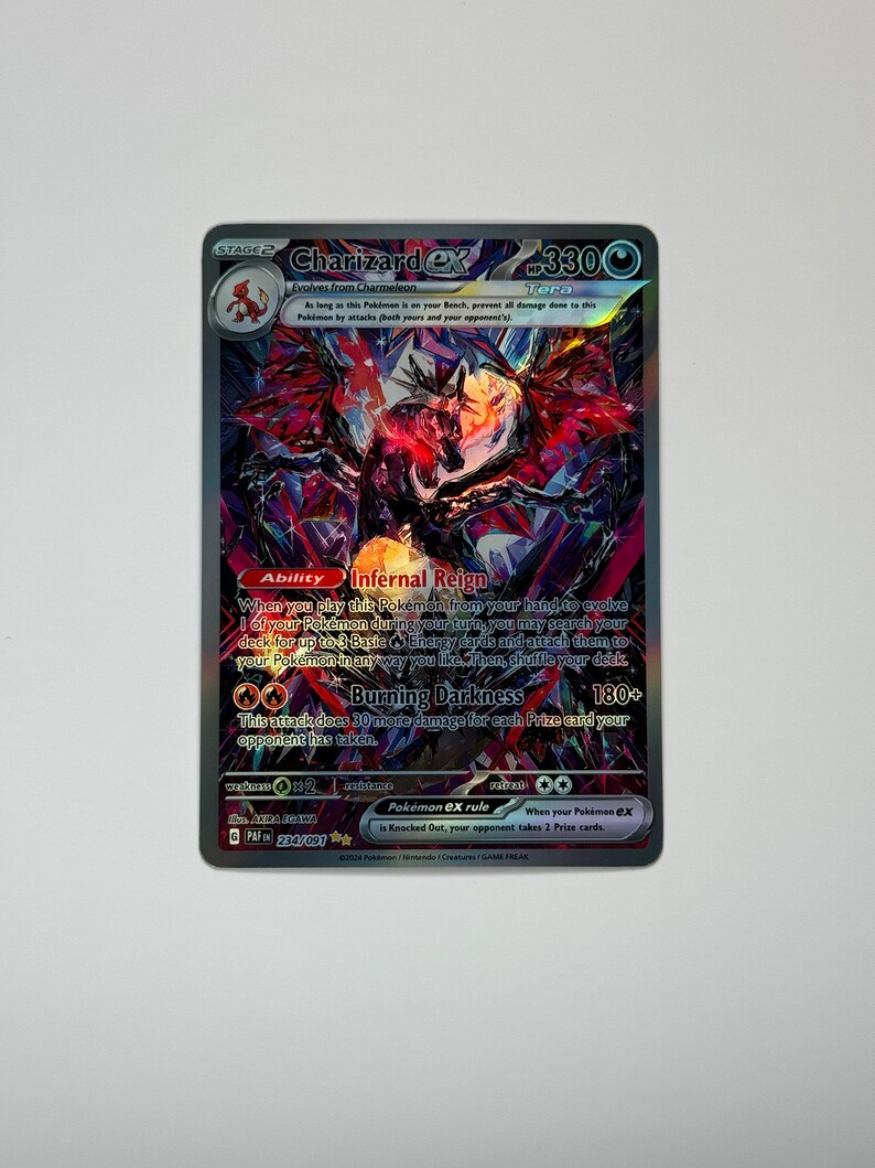 Shiny Charizard EX, Gardevoir EX, Mew EX Paldean Fates Proxy/orica ...
